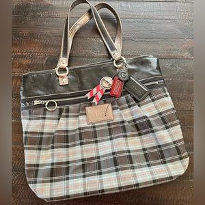 Coach | Bags | Coach Poppy Limited Edition Tartan Plaid Tote | Poshmark